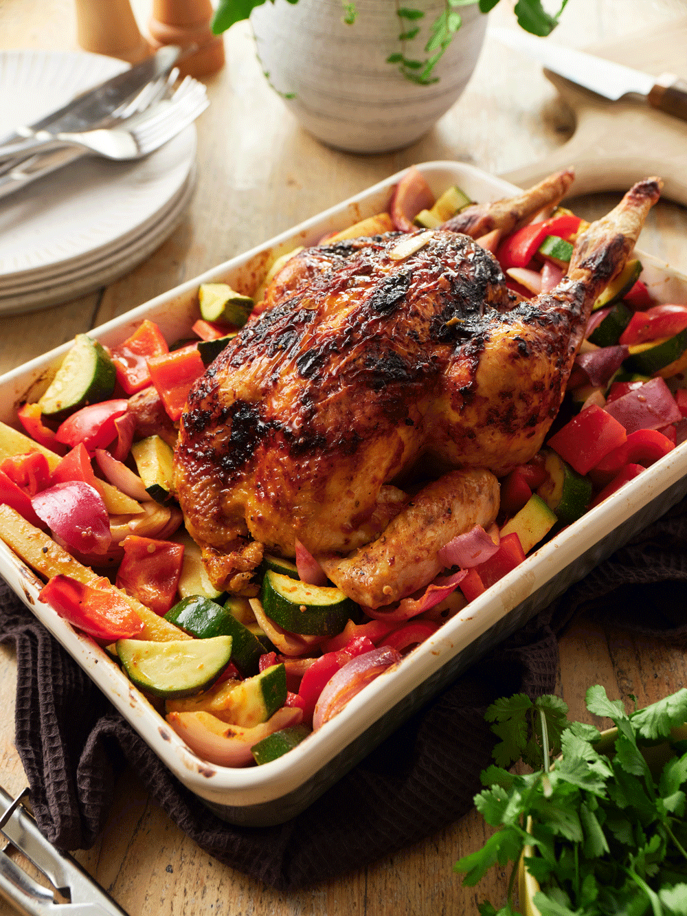 Peri Peri chicken and vegetables | Second Nature Guides