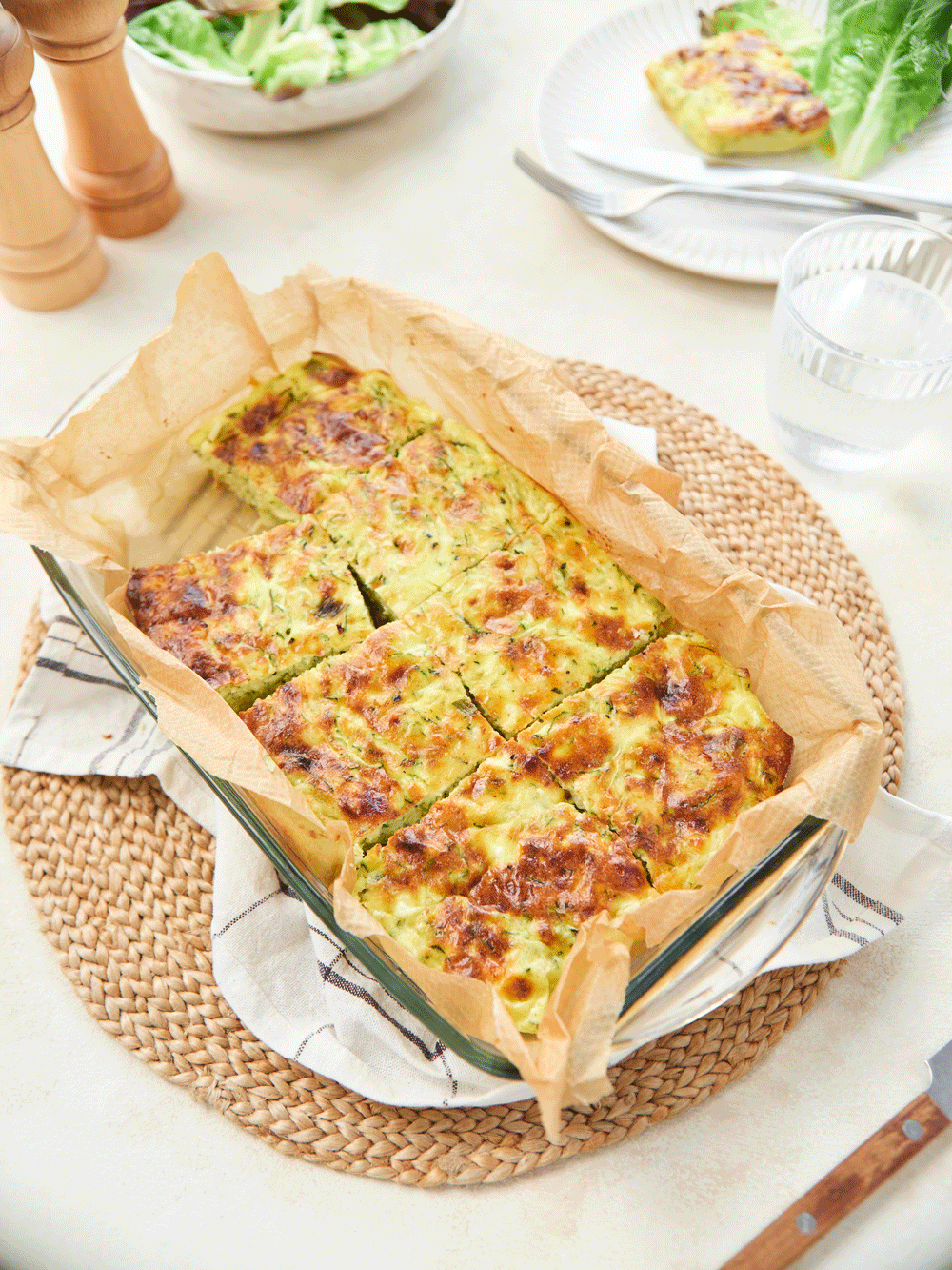 Courgette savoury slice | Second Nature Guides