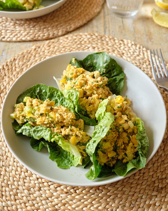 Smashed chickpea cups | Second Nature Guides